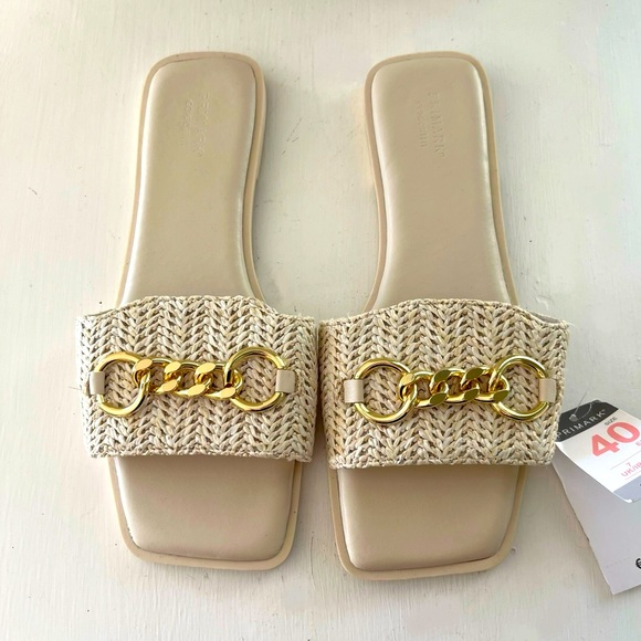 Primark | Shoes | Primark New Cream Beach Sandals Size 9w | Poshmark